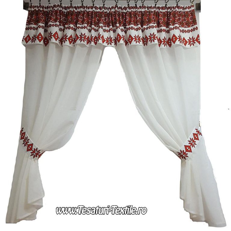 Bumbac cu motive traditionale | Tesaturi Textile